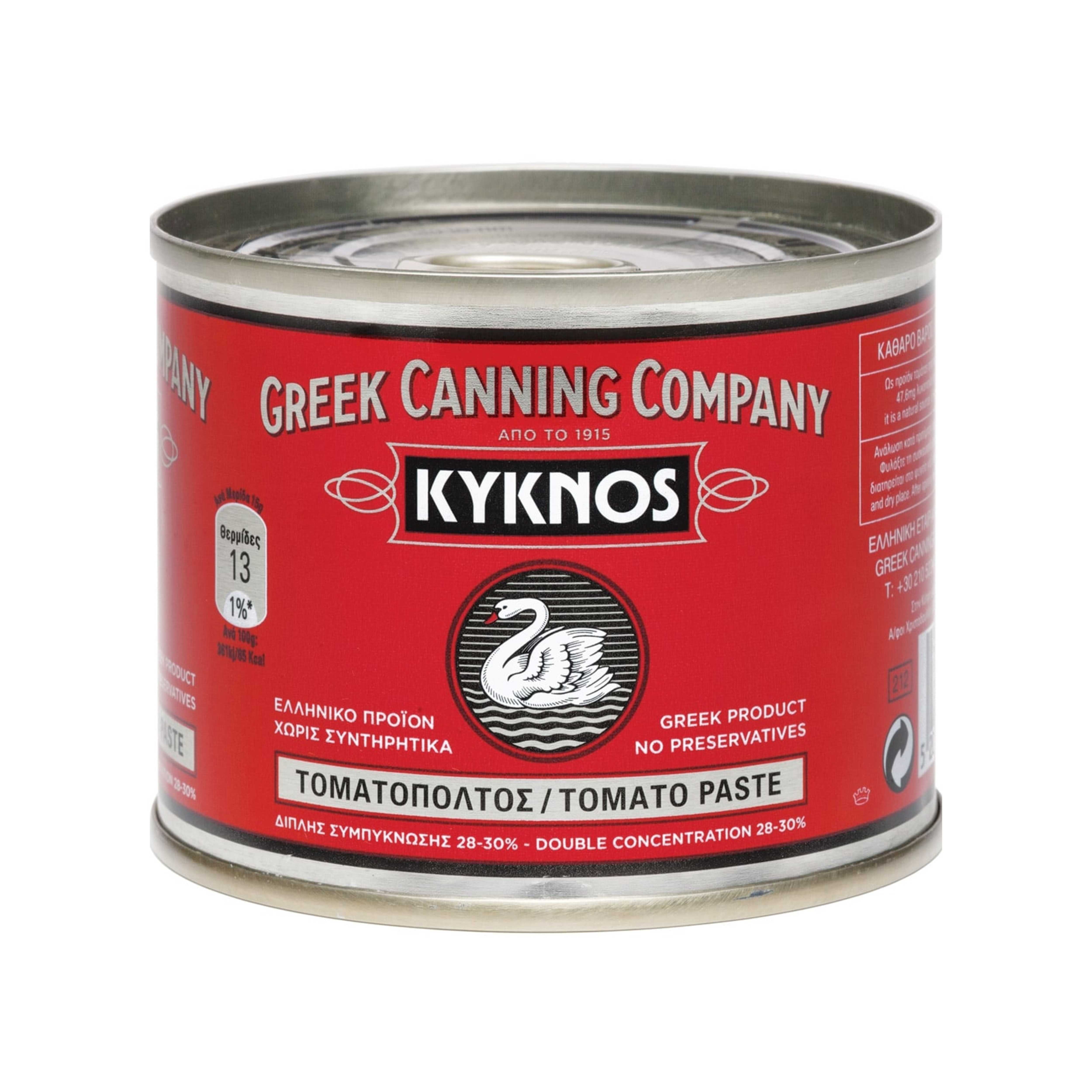 Double Concentration Tomato Paste (28-30%) 'Kyknos' 200g – Meditaste